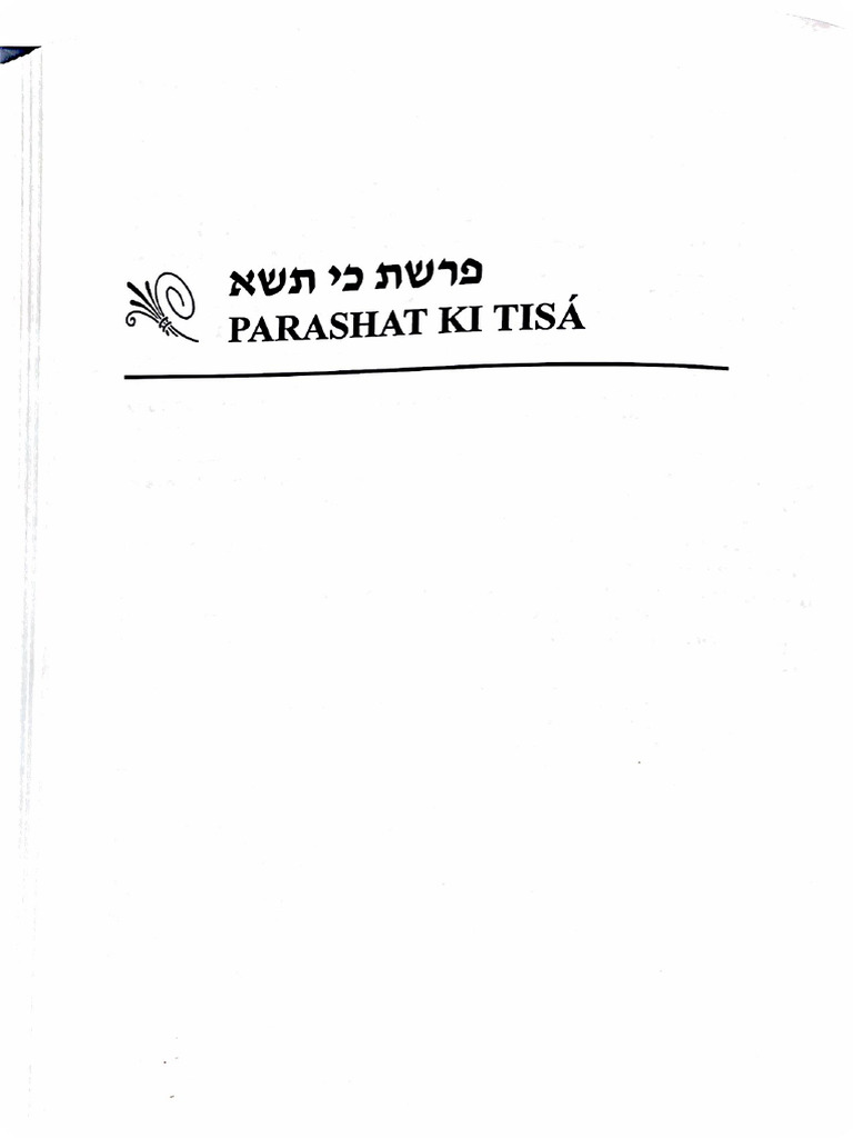 Parashat Ki Tisá | PDF
