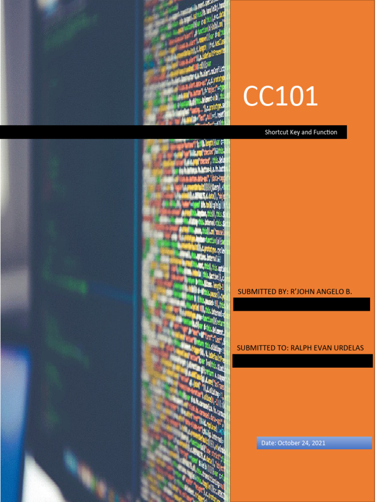 SHORTCUT KEY AND FUNCTION R'JohnAngeloB - ConiendoBSCS1-A | PDF ... SHORTCUT KEY AND FUNCTION R'JohnAngeloB - ConiendoBSCS1-A | PDF ...