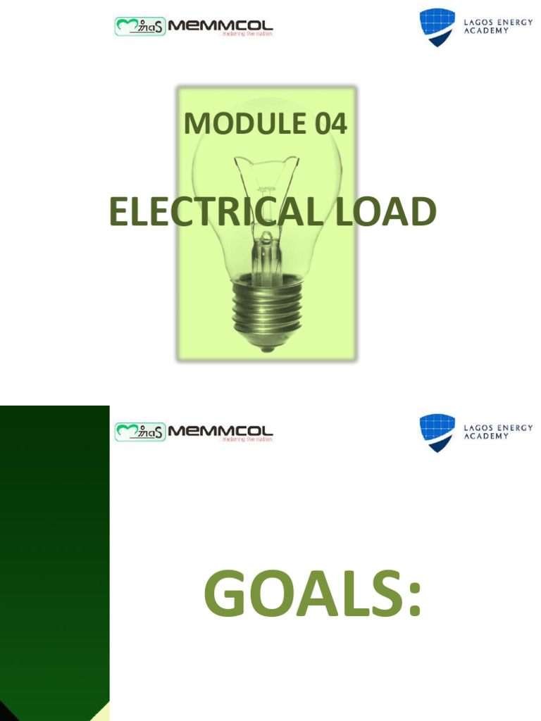 Module 4 - Electrical Load | PDF | Inductor | Electric Power