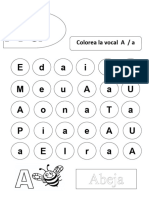 Actividades para vocales A y E | PDF