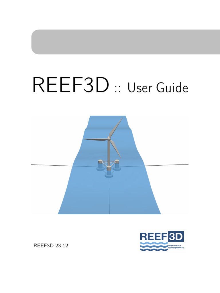 REEF3D UserGuide | PDF | Computational Fluid Dynamics | Fluid Dynamics