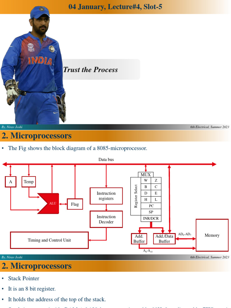 Lecture 4 Unit 1 Introduction To Microcomputer Systems Pdf Random Access Memory Office 0897