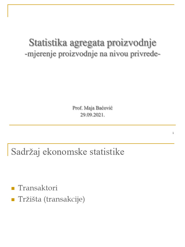 Maja Bacovic SNR | PDF