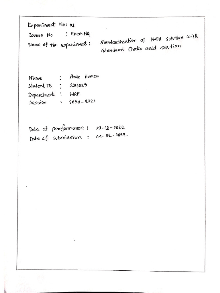 CHEM 114 - Lab 1-8 Merged | PDF
