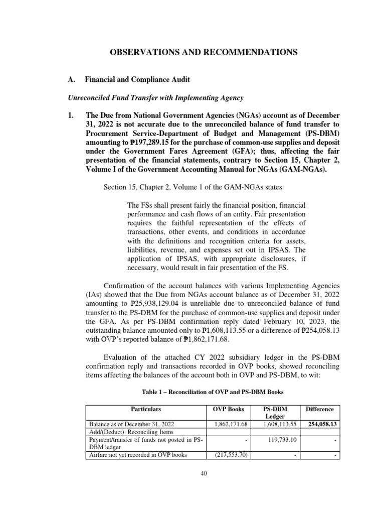 10-OVP2022 Part2-Observations and Recomm | PDF