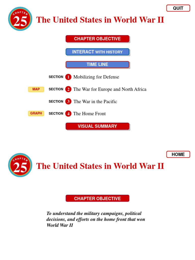 Ush Chapter 25 | PDF | Pacific War | World War II