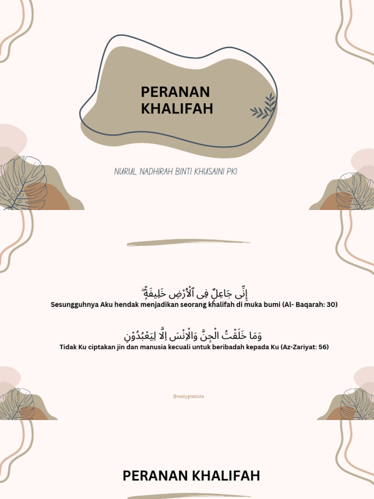Gpim Peranan Khalifah | PDF