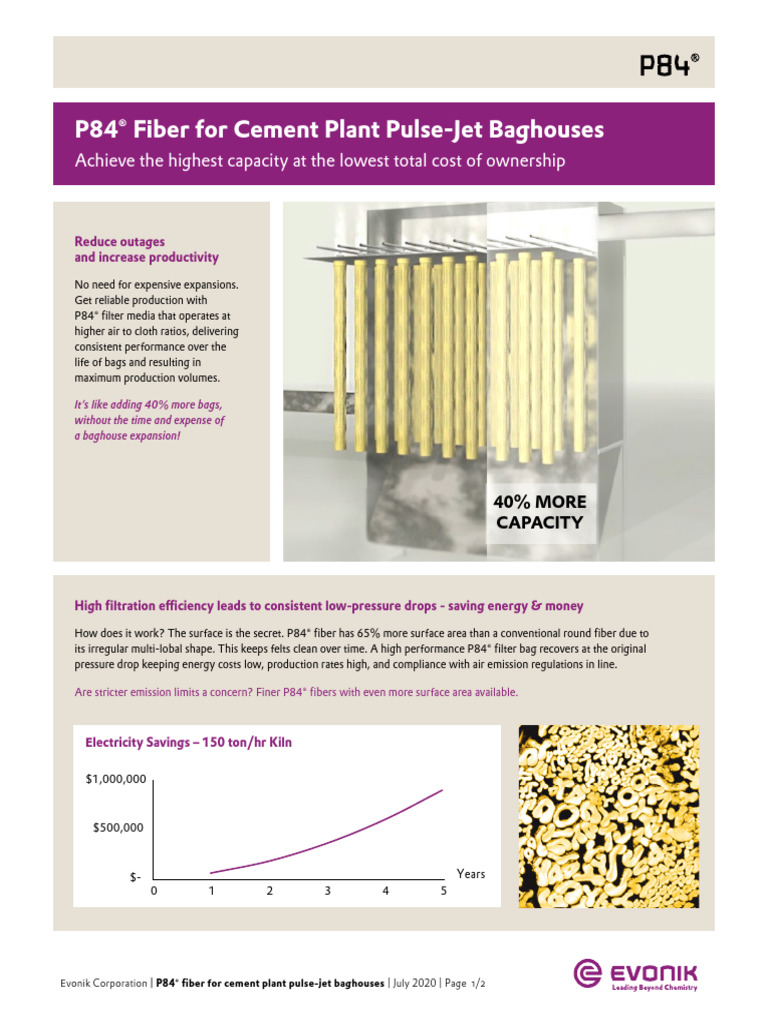 p84 Fiber Blends For Cement Plants | PDF | Cement | Nature