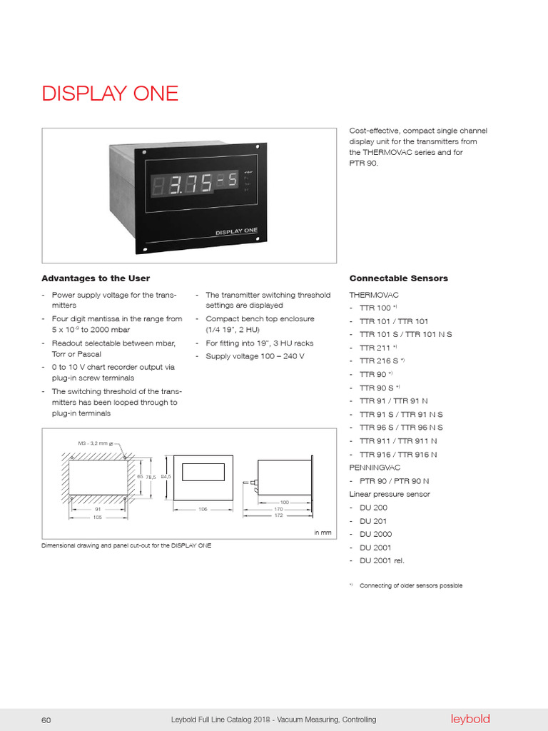 Leybold Display One Two Three 1 | PDF | Relay | Alternating Current