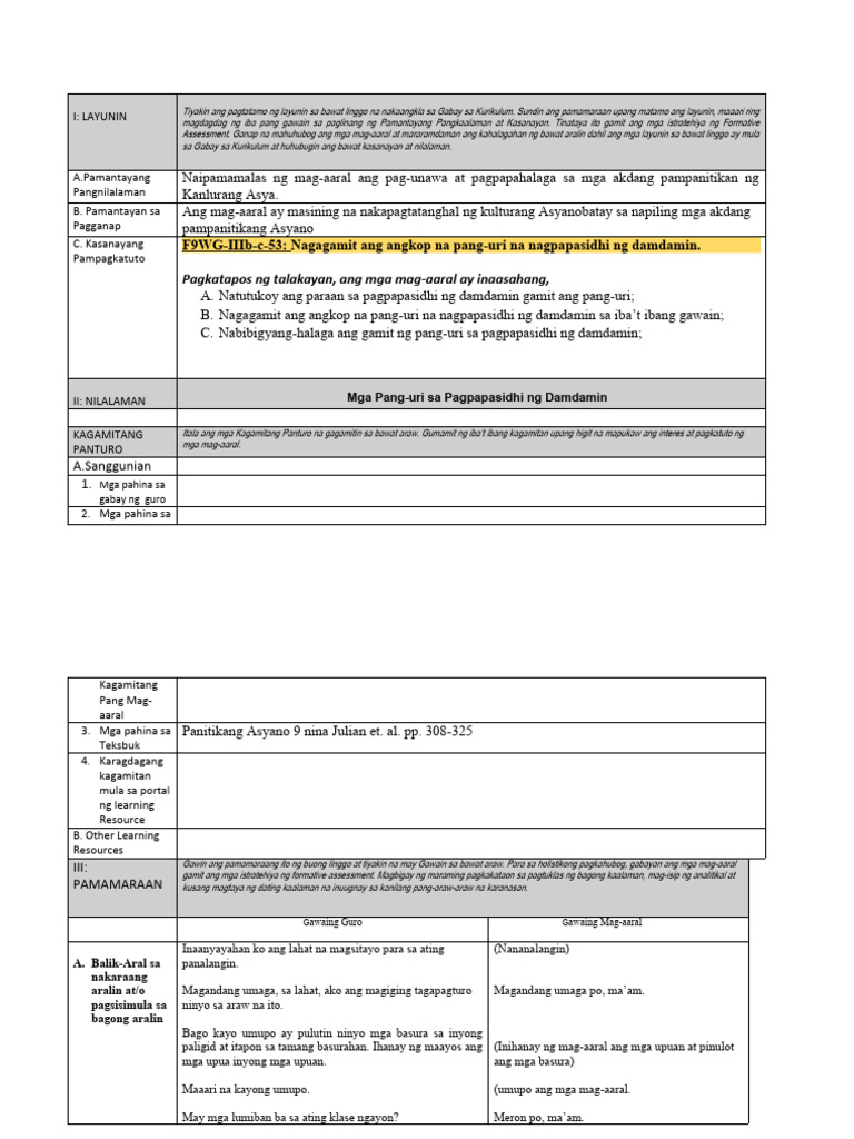 F9Wg-Iiib-C-53: Nagagamit Ang Angkop Na Pang-Uri Na Nagpapasidhi NG ...