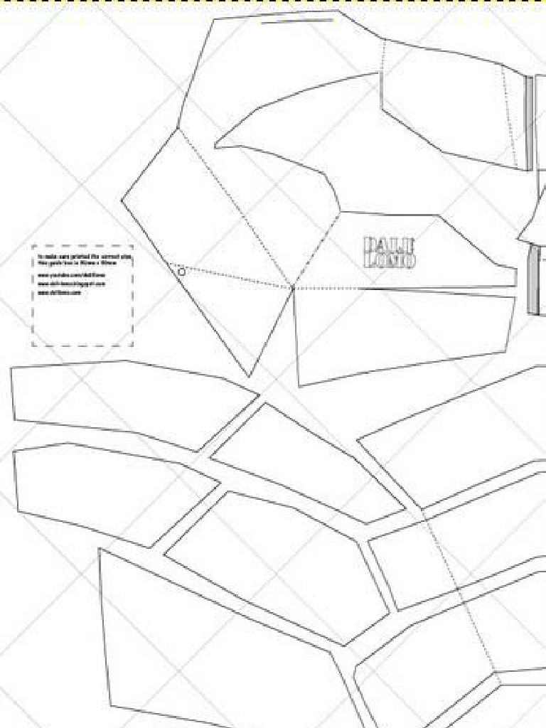 Pattinson Batman Front Armour Template | PDF