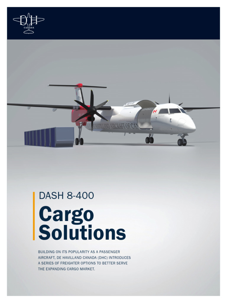 Dash - 8 400 - Cargo Solutions 120221 | PDF | Cargo | Aircraft