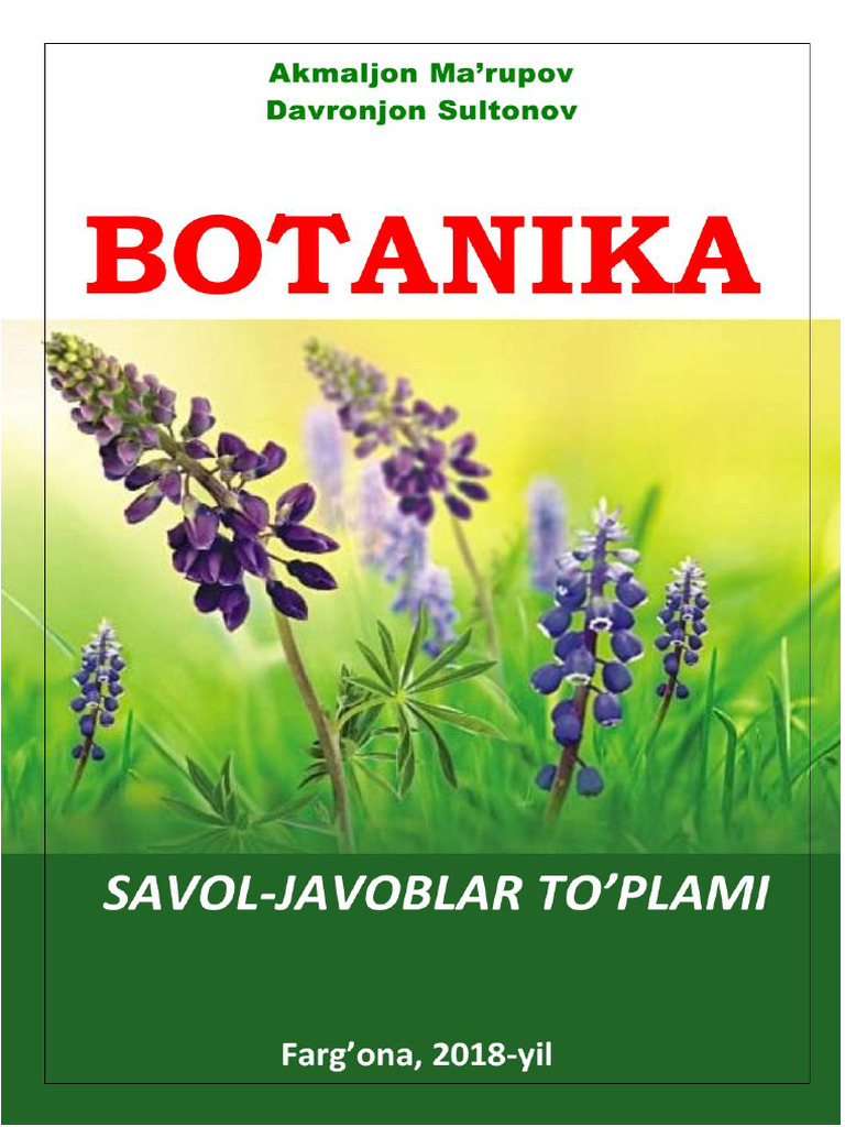 Botanika Qollanma | PDF