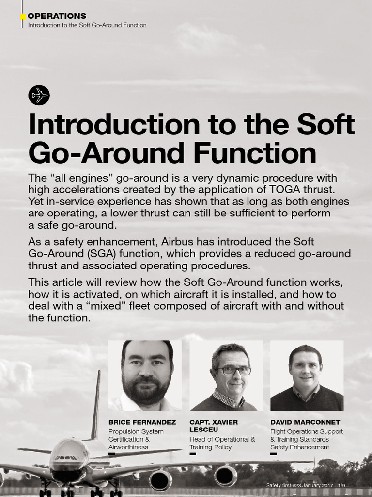 Jan 2017 - Introduction To The Soft Go Around Function | PDF | Aircraft ...