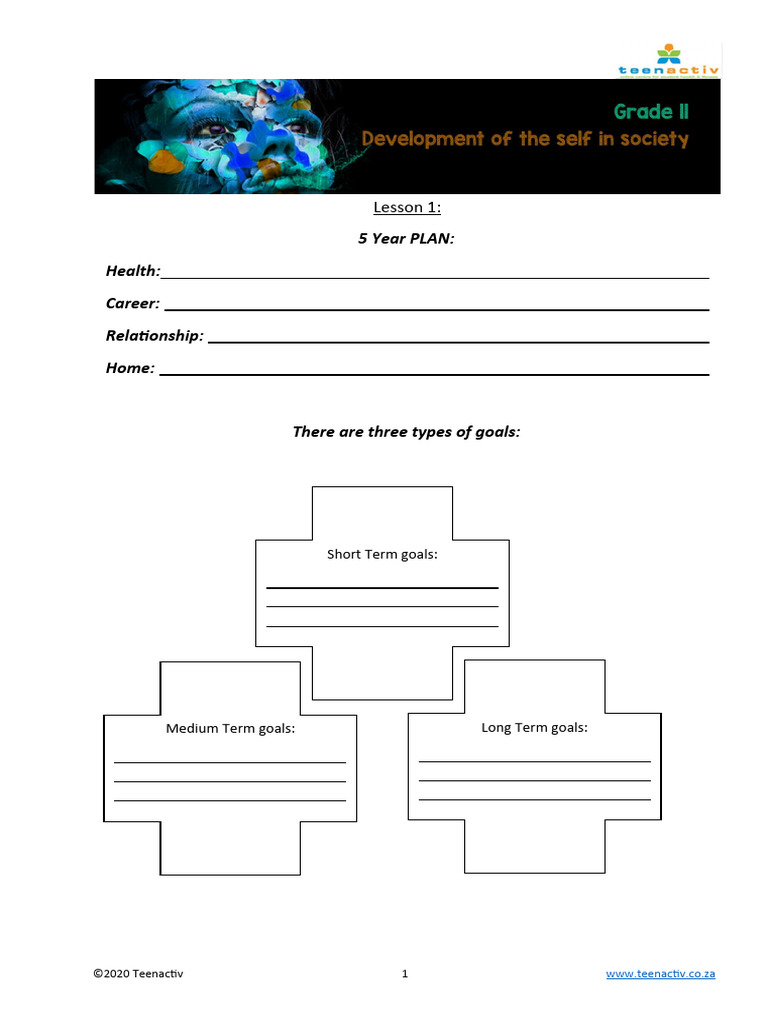 5-Year Goal Setting and Planning Guide | PDF | Goal Setting | Goal