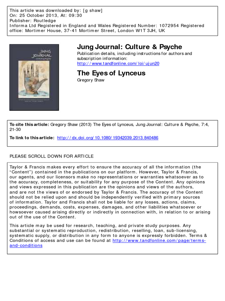 The Eyes of Lynceus | PDF | Neoplatonism | Soul