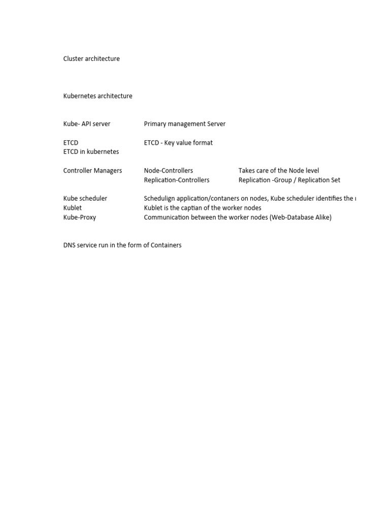 Kubernetes Notes | PDF | Software Engineering | Computer Science