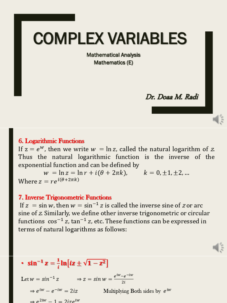 Lec 4 | PDF | Trigonometric Functions | Function (Mathematics)