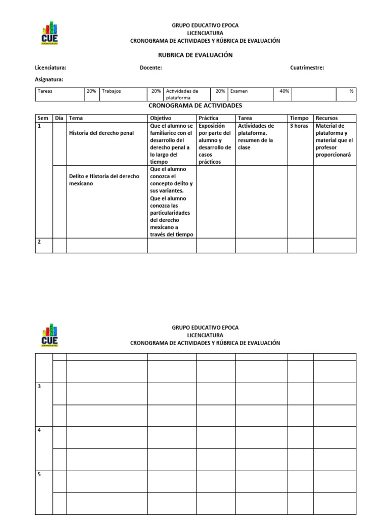 Formato Licenciatura. Derecho Penal | PDF