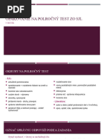 SJL Opakovanie Uciva 1. Polroka - 6. Rocnik 1 | PDF