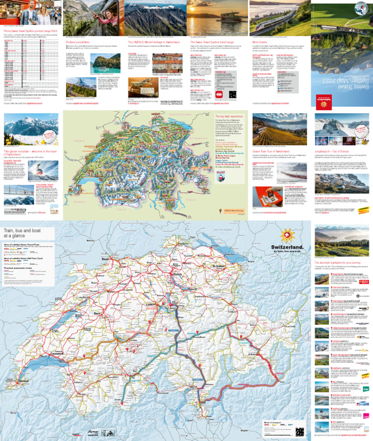Area of Validity Swiss Travel Pass | PDF | Switzerland | Swiss Franc