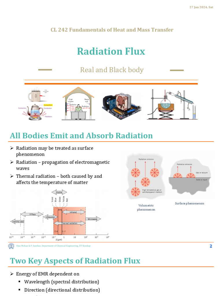 CL242 Slides 7 Radiation Flux | PDF | Electromagnetic Radiation ...