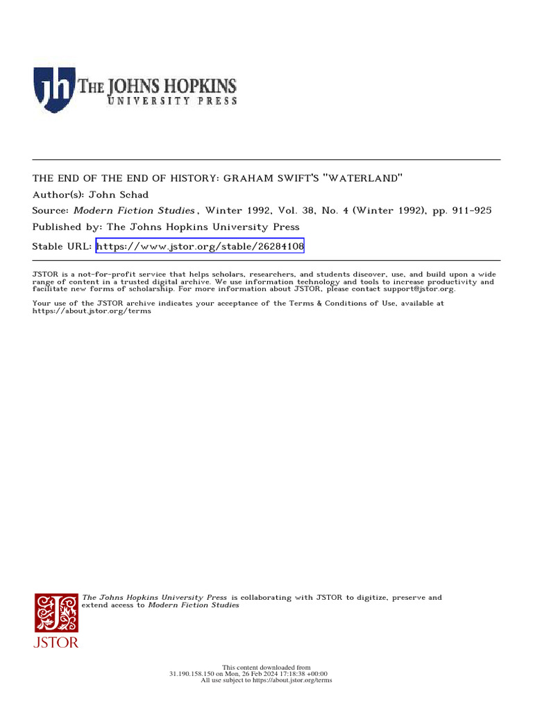 The End | PDF | Marxism | Postmodernism