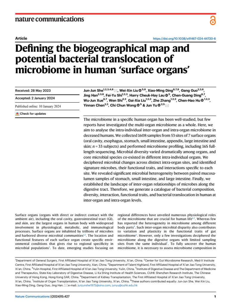 00 - Defining The Biogeographical Map and Potential Bacterial ...