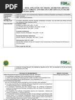 FDA Lto Checklist | PDF | Pharmacy | Franchising