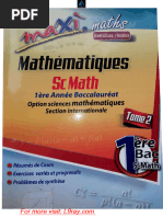 Maxi Maths 2 Bac SM A Et B Tome 1 | PDF | Business