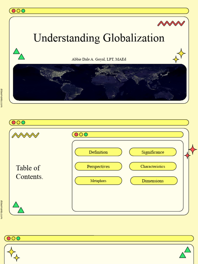 Lesson 1 Understanding Globalization | PDF