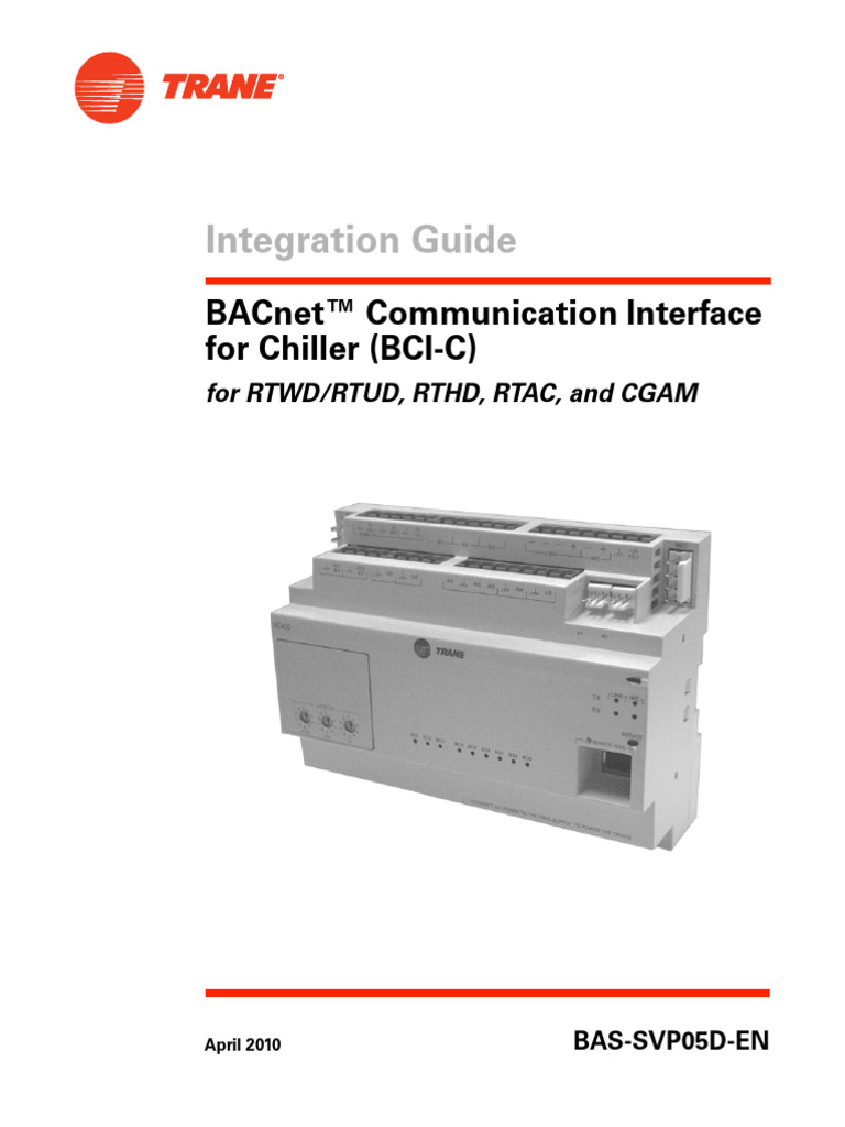 BAS-SVP-05D, BCI Integration Guide For RTWD, RTUD, RTHD, RTAC, CGAM, (04-10) | PDF | Home ...