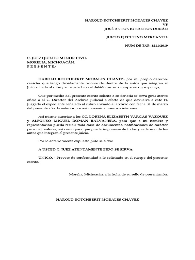 Autoriz Ejec Merc | PDF