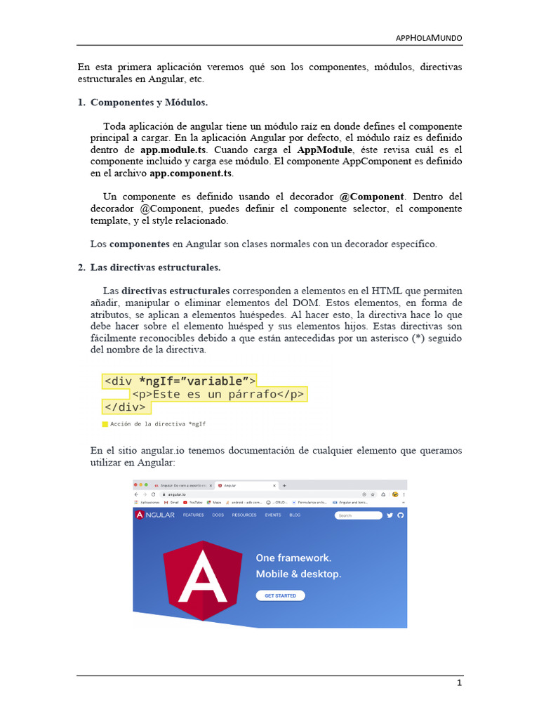 Guía Básica de Angular y Bootstrap | PDF | HTML | Bootstrap (marco frontal)