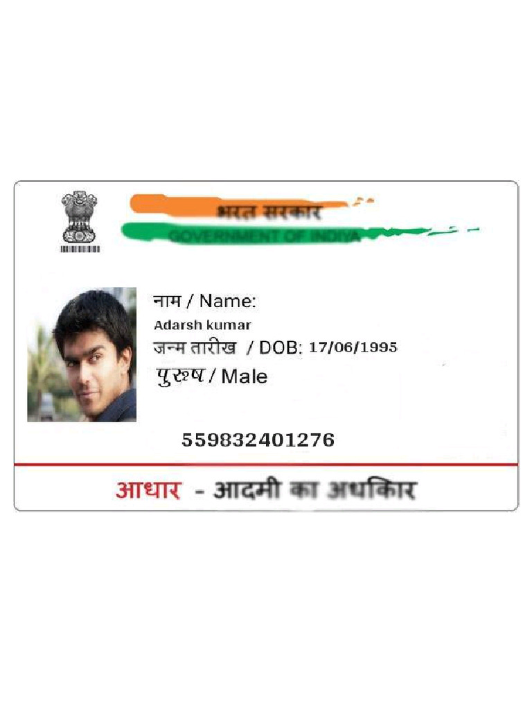 Adarsh Aadhar | PDF