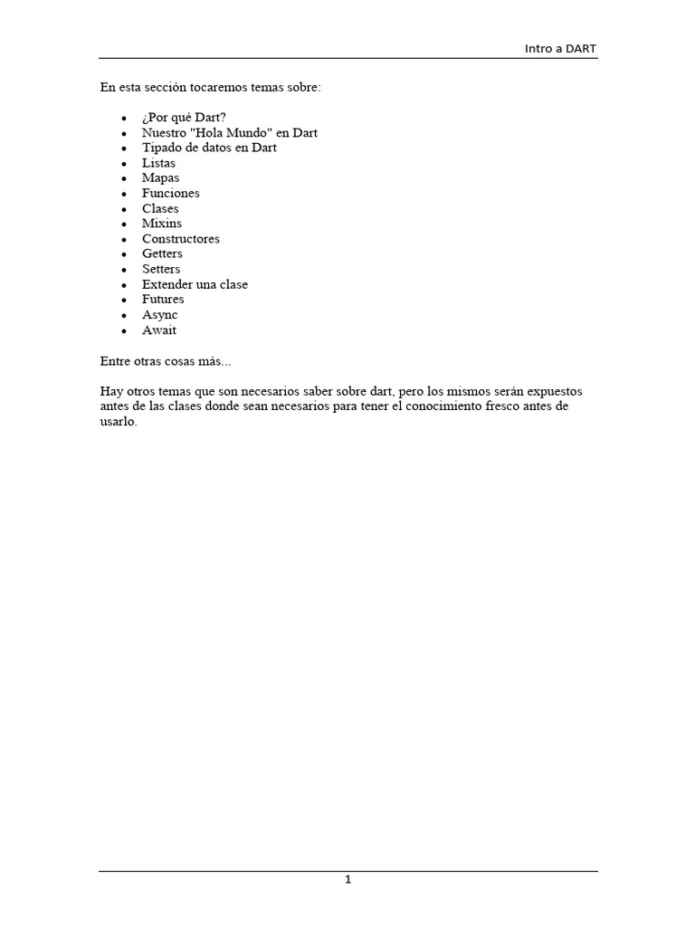 02 Introducción A Dart Pdf C Compilador 