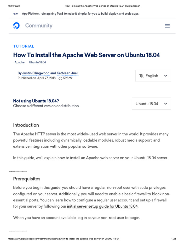 Apache Web Server | PDF