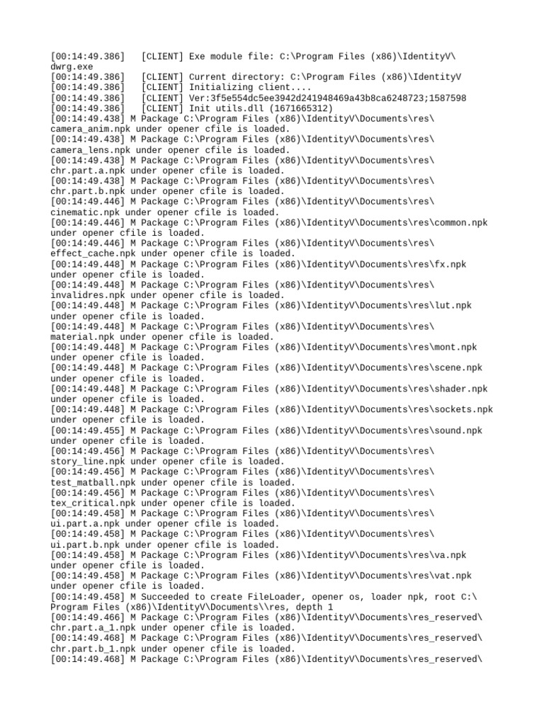 Log 1 | PDF | Shader | Office Equipment