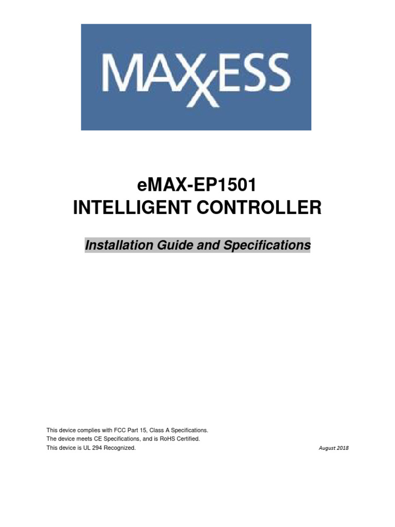 eMAX EP1501 Man REV - B | PDF | Computer Networking | Computer Science