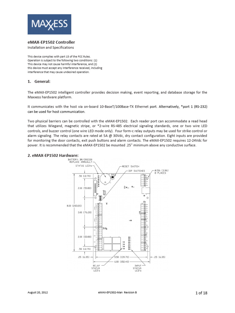 eMAX EP1502 Man B | PDF | Relay | Flash Memory