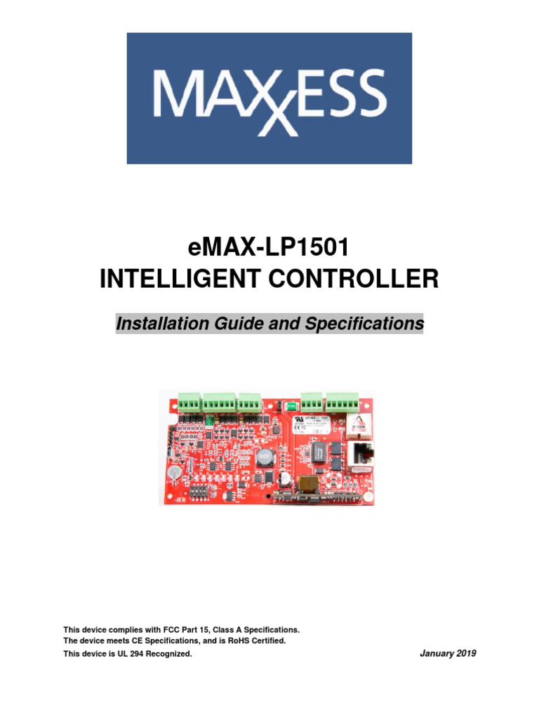 eMAX LP1501 Manual | PDF | Relay | Flash Memory