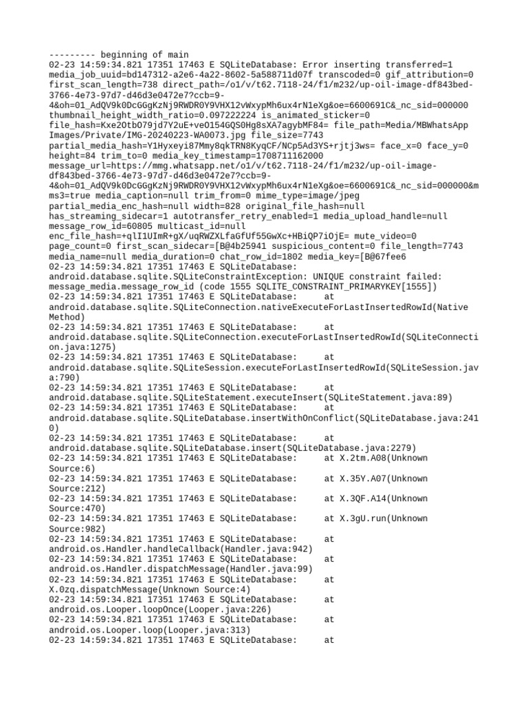 Logcat | PDF | Java (Programming Language) | Information Technology