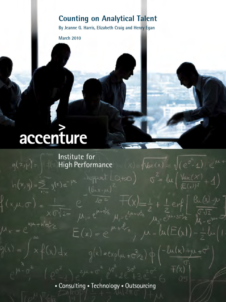 Accenture Counting On Analytical Talent | PDF