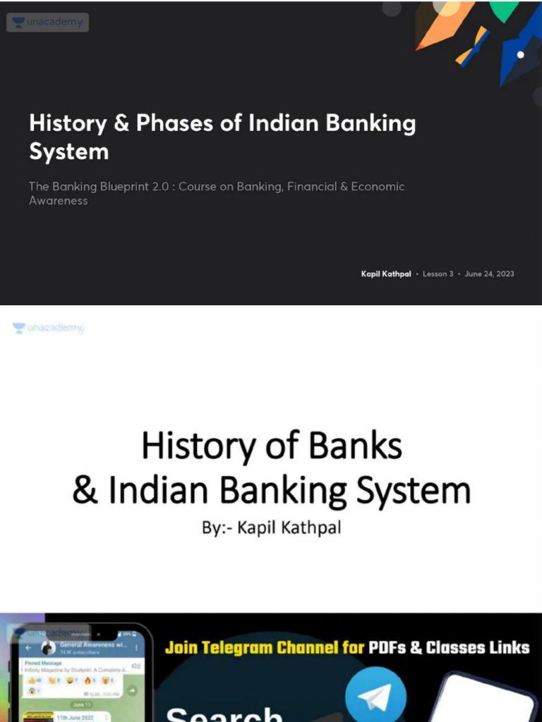History Phases of Indian Banking System No Anno | PDF