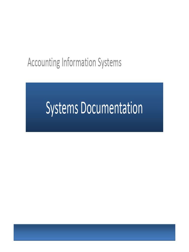 System Documentation | PDF | Information Technology Management | Systems Theory