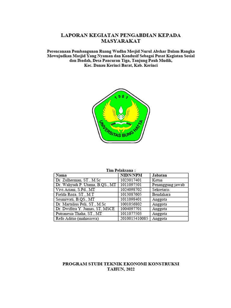 Laporan PKM 20221 | PDF