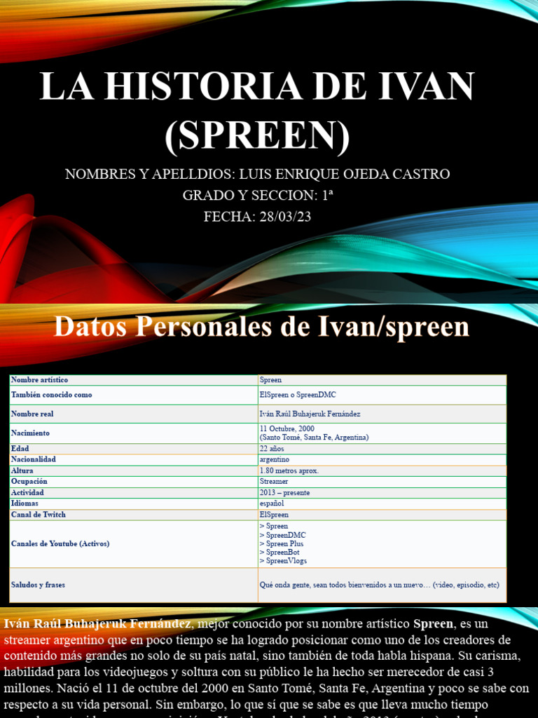 La Historia de Spreen | Descargar gratis PDF | Multimedia