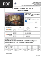 Method Statement of Flushing & Chemical Cleaning Procedure Chilled Water System | PDF | Pump ...