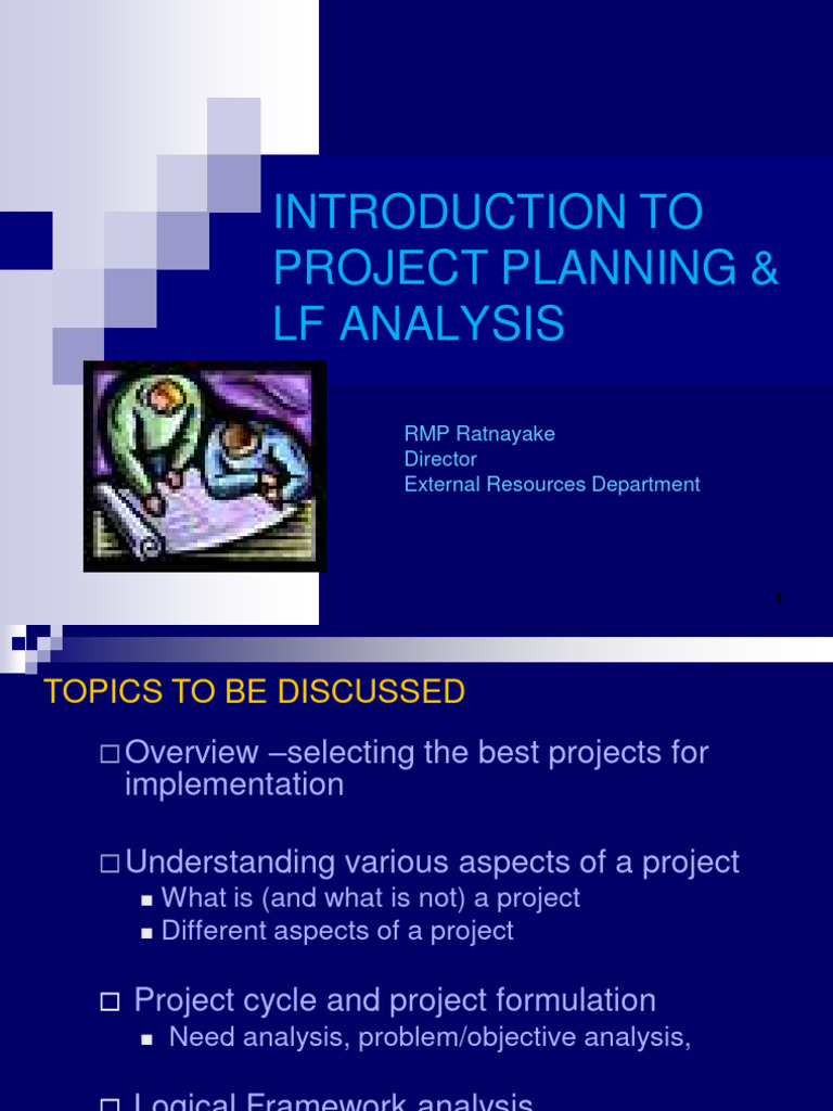 INTRODUCTION TO PROJECT PLANNING LFA Miloda Compressed | PDF ...