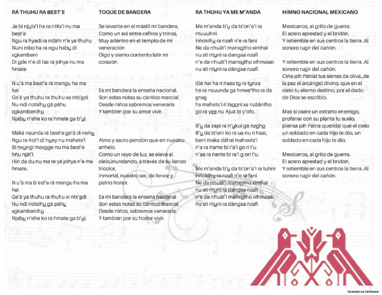 Toque de Bandera Himno Nacional Mexicano - 2 | PDF